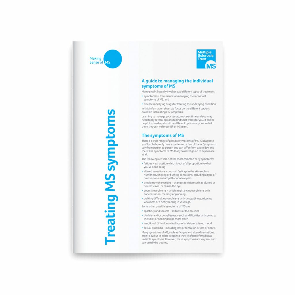 Treating MS symptoms | MS Trust