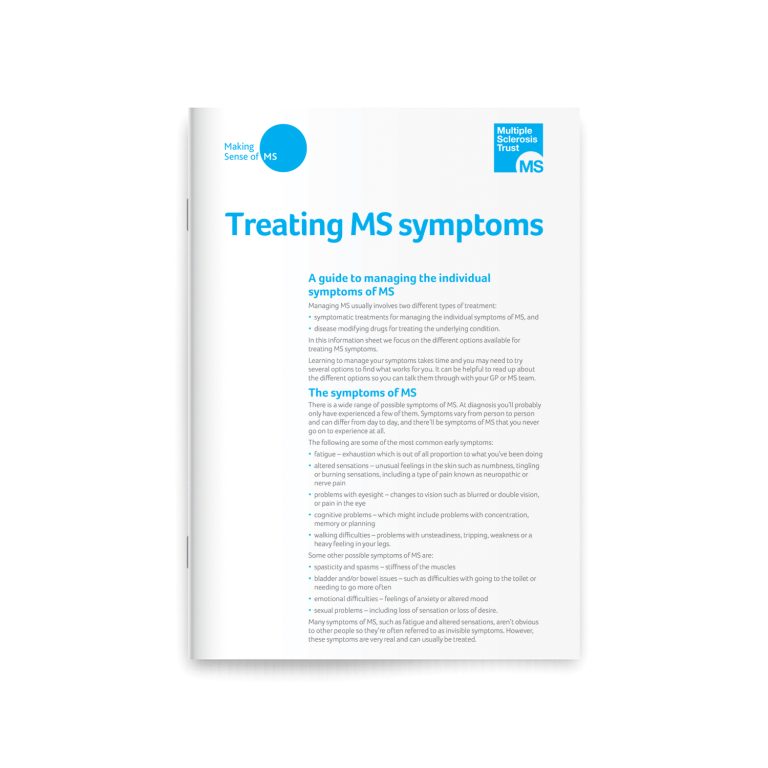 Treating MS symptoms | MS Trust