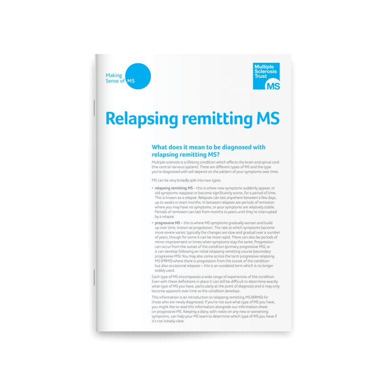 Relapsing remitting MS publication | MS Trust