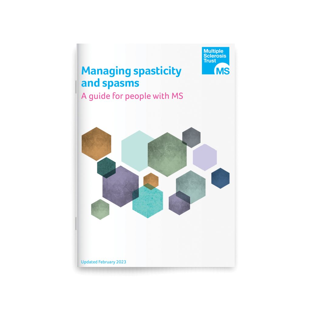 Managing spasticity and spasms publication | MS Trust